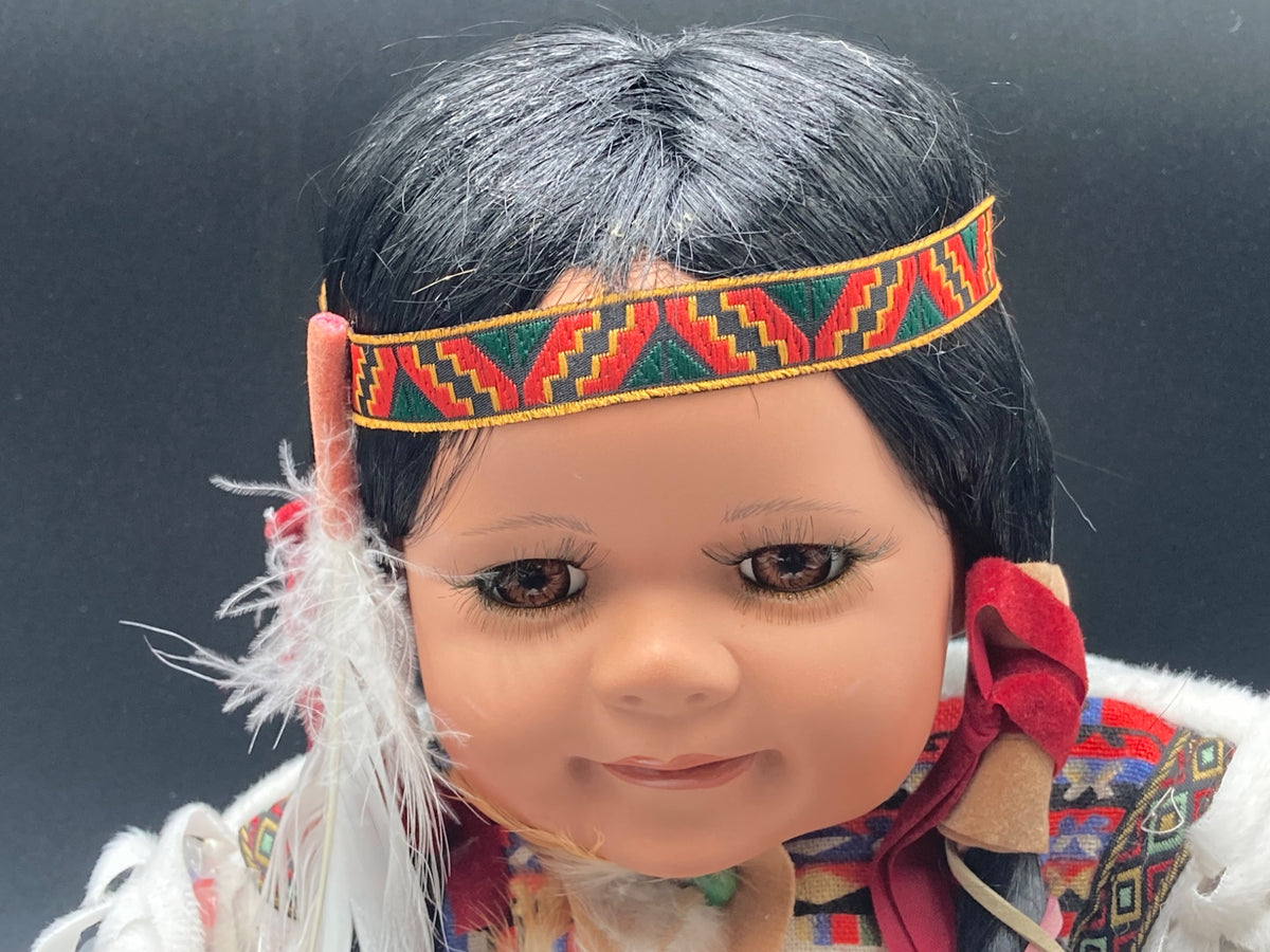 Duck House Heirloom Dolls "Tala" Native American Porcelain Doll – Dunn ...