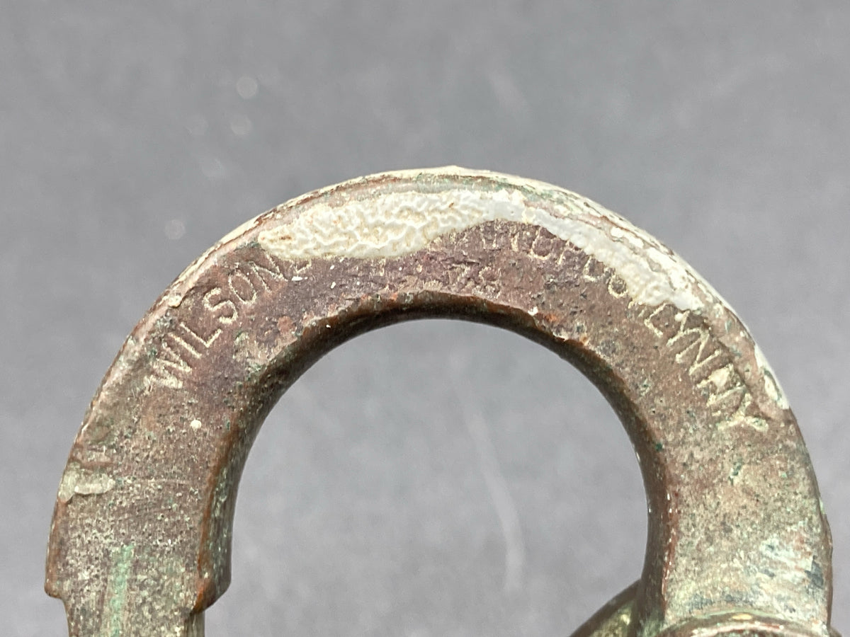 Antique Wilson Bohannan Padlock With Key – Dunn's Attic