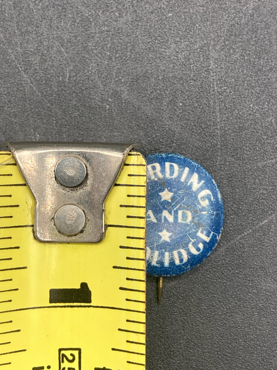 1920 Calvin Coolidge And Warren Harding Political Campaign Pin – Dunn's ...