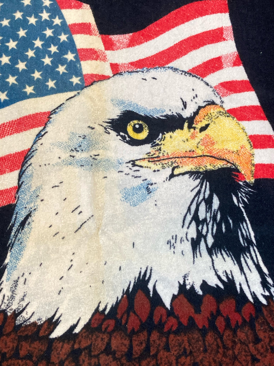 Vintage 1985 Holoubek Harley-Davidson Born In The USA Beach Towel ...