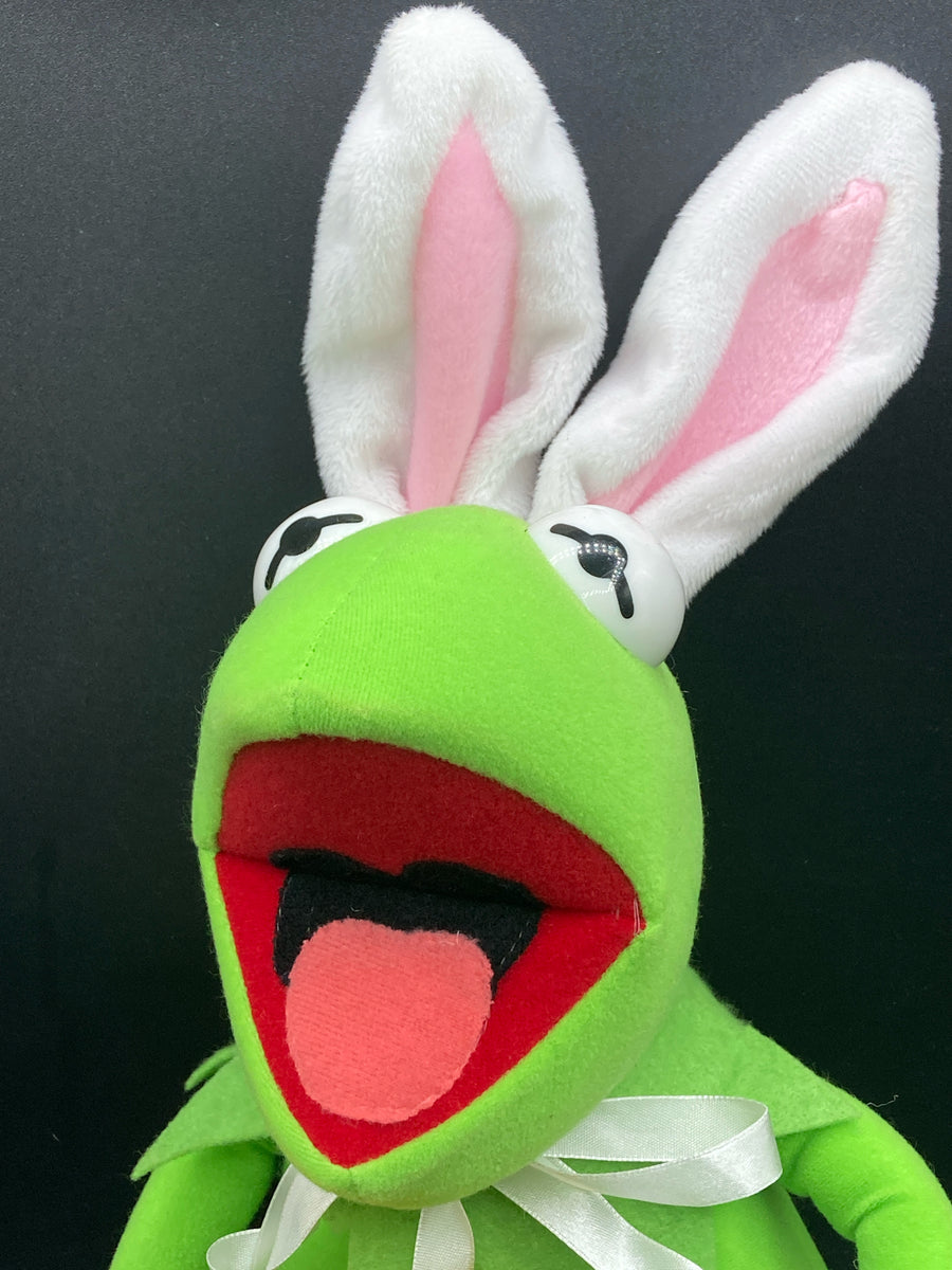 Vintage Nanco The Muppets Show Kermit The Frog Easter Bunny 18" Plush ...