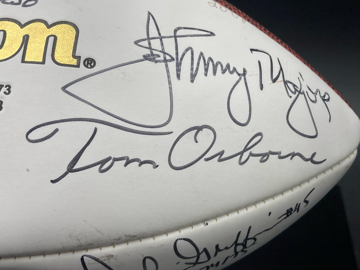 Daytona Beach Quarterback Club Archie Griffin Multi Signed Football ...